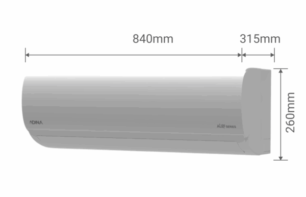 Aire Acondicionado Adina Tipo Mini Split, Serie Alef, Inverter 12,000 ...