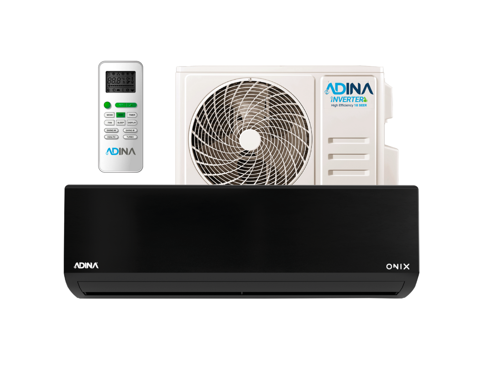 Aire Acondicionado Adina Tipo Mini Split, Serie Onix, Inverter/WiFi ...